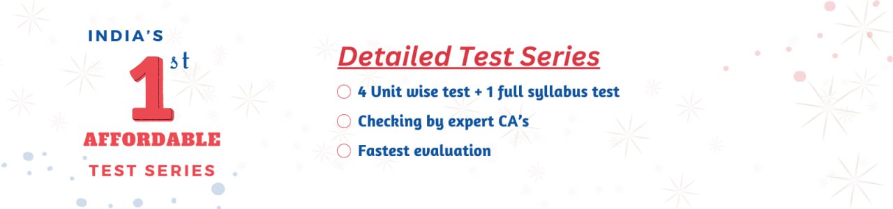 CA Inter Test Series, Chapter Wise, Mock Test Series– ICAI Jan 2026